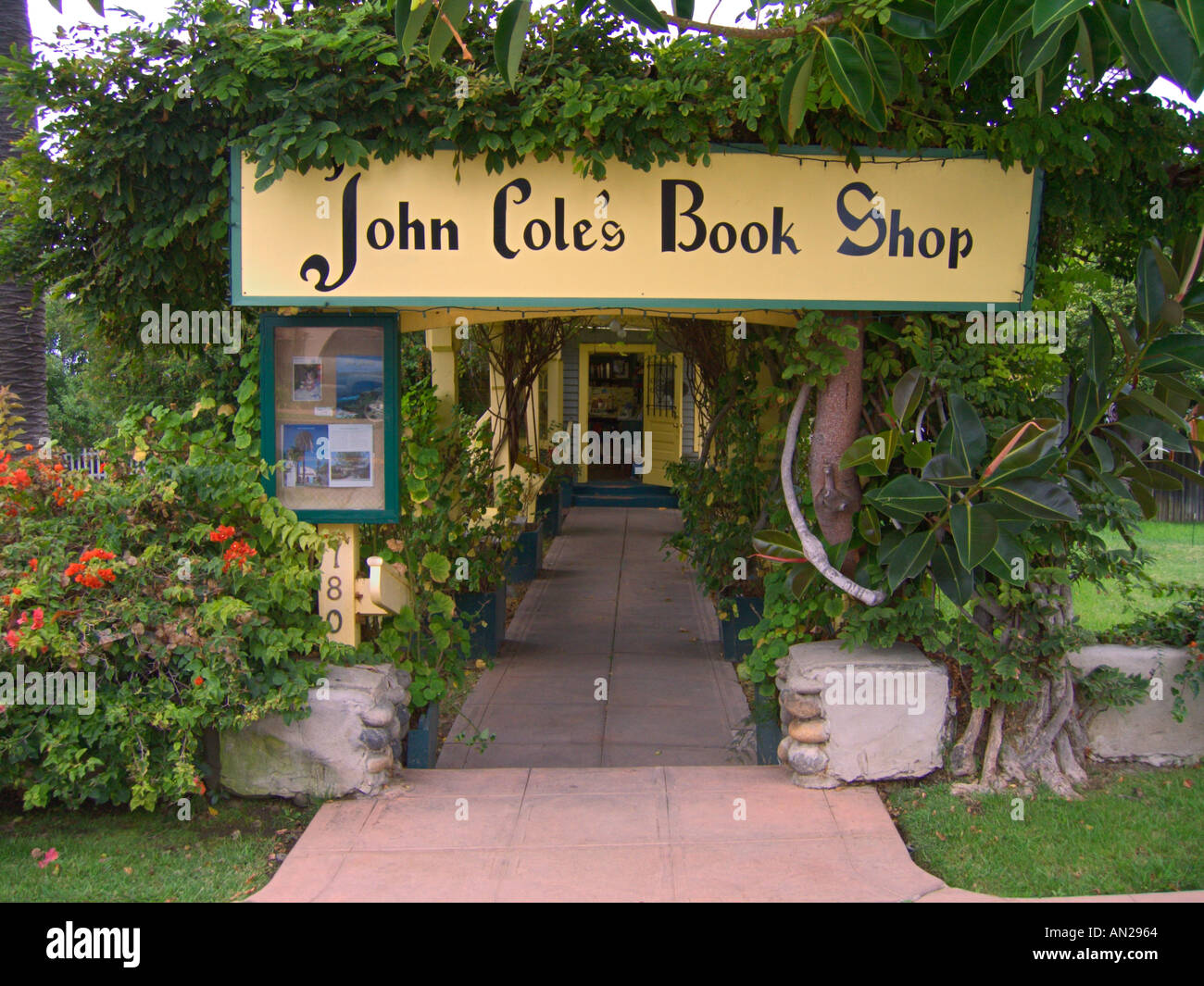California La Jolla entrance to John Cole s Bookshop Stock Photo - Alamy