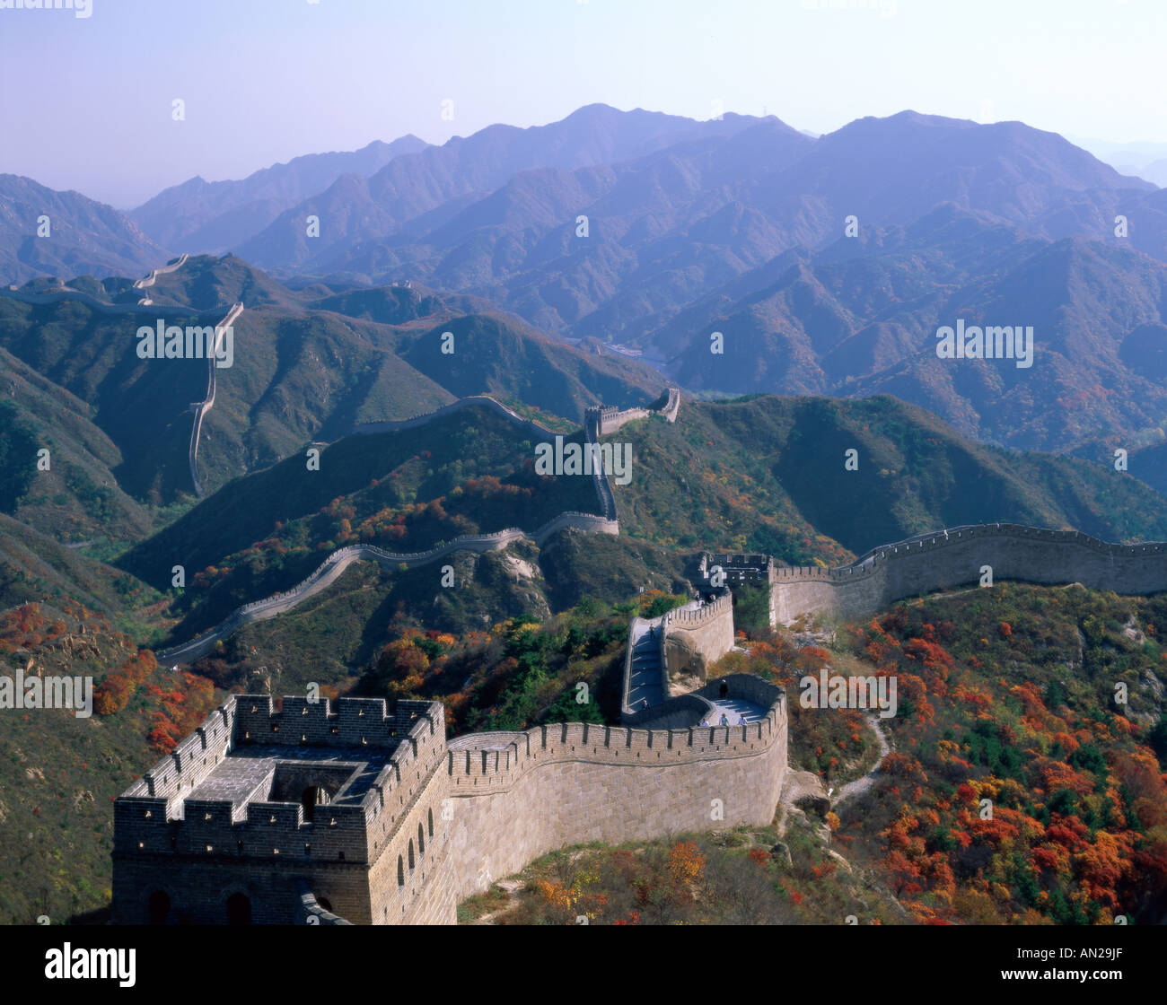 Great Wall at Badaling, Beijing, China Stock Photo - Alamy