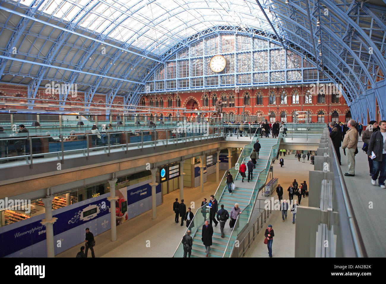 London, St Pancras International Station Stock Photo - Alamy