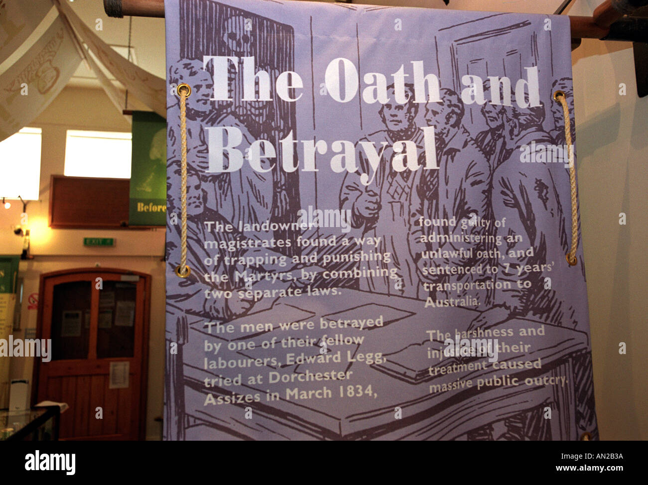 Tolpuddle Martyrs Museum in Tolpuddle in Dorset England UK Stock Photo ...