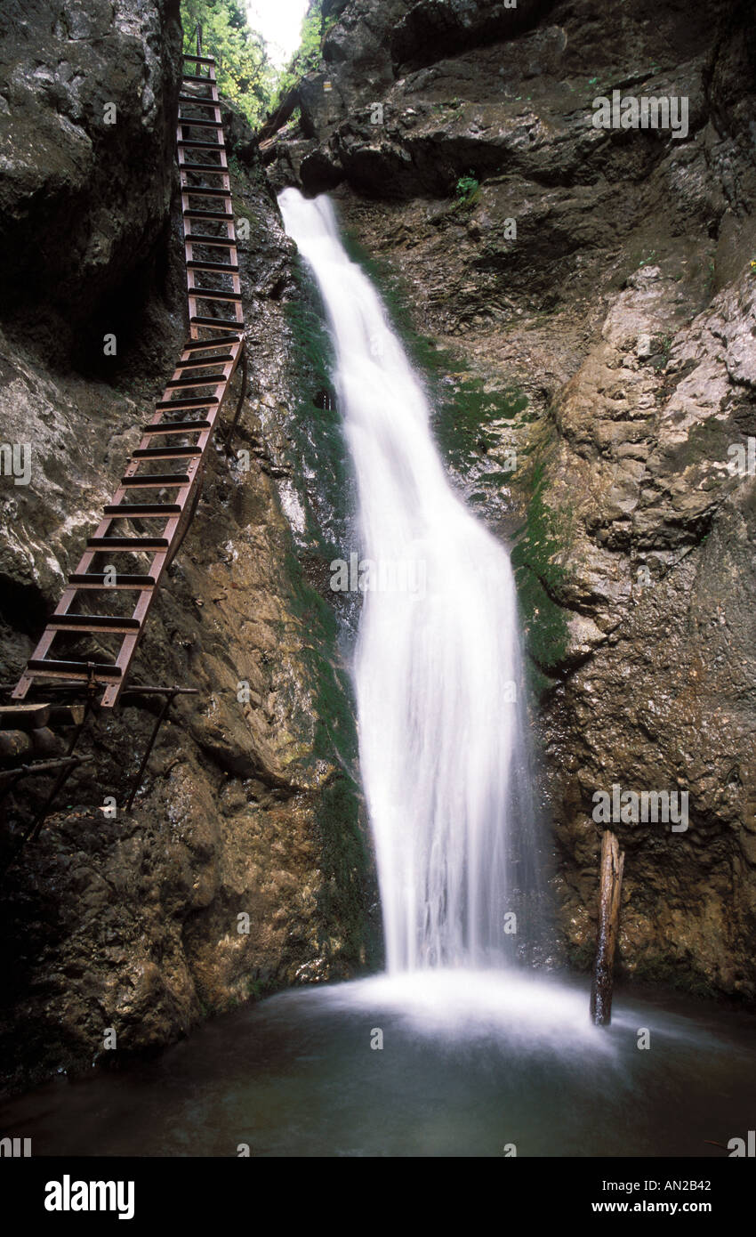 Maly Vodopad - Small waterfall in Slovensky raj national park, Slovakia ...