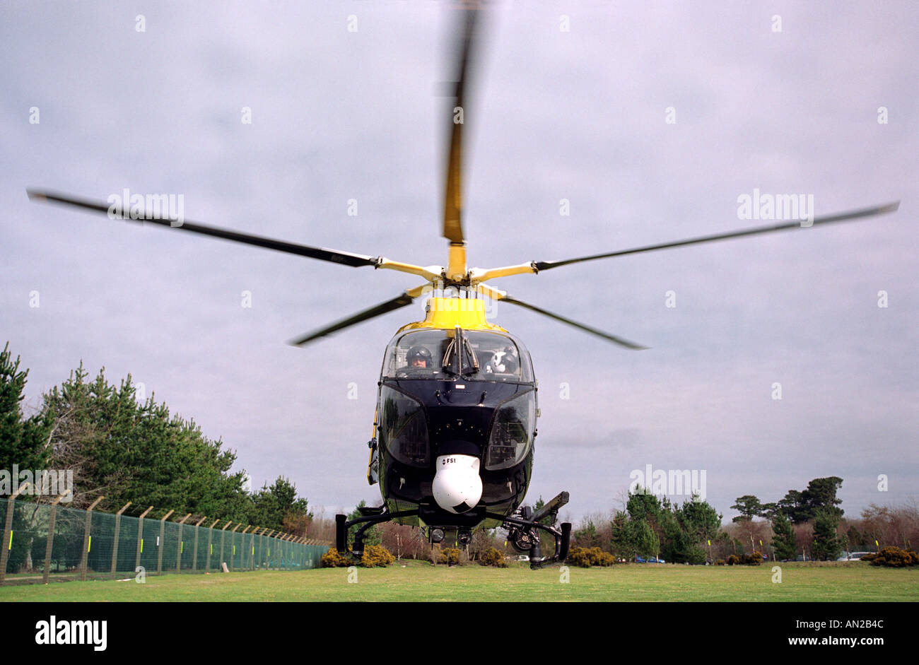 Police Air Support Unit helicopter Stock Photo - Alamy