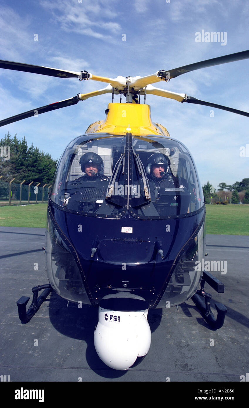 Police Air Support Unit helicopter Stock Photo - Alamy