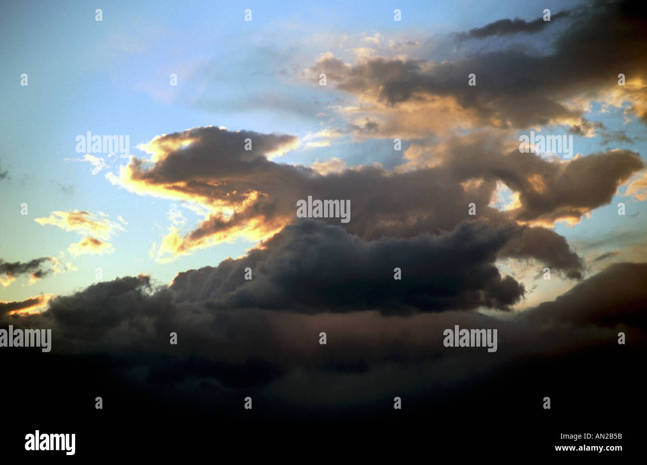 Dog shaped cloud jumping Stock Photo - Alamy