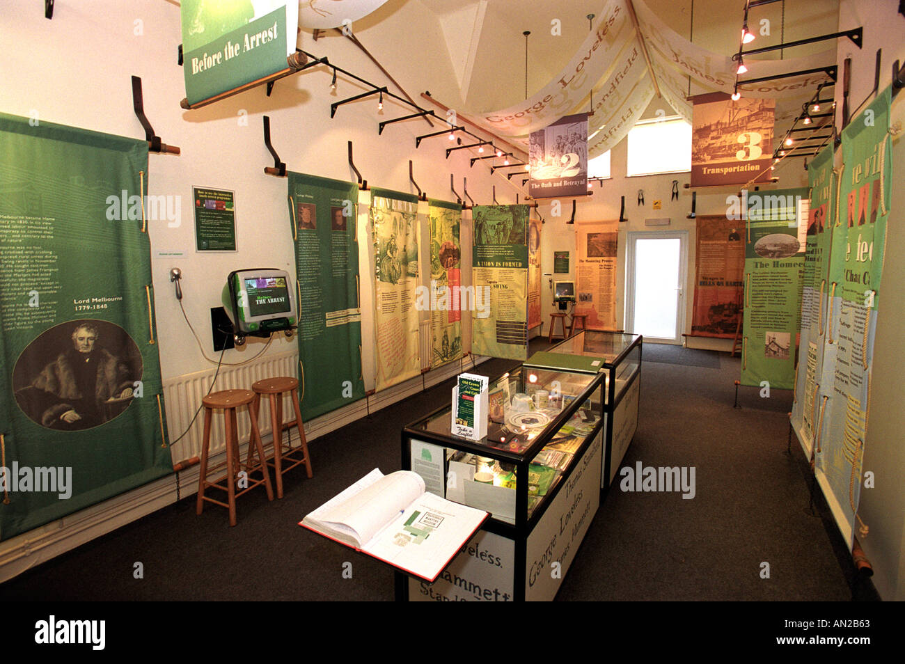 Tolpuddle Martyrs Museum in Tolpuddle in Dorset England UK Stock Photo ...