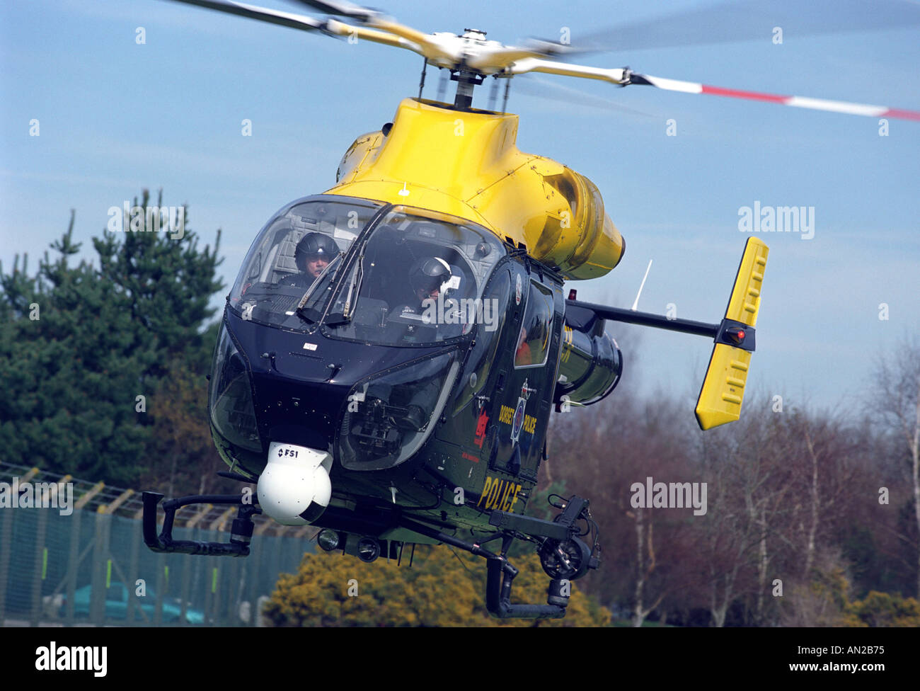 Police Air Support Unit helicopter Stock Photo - Alamy