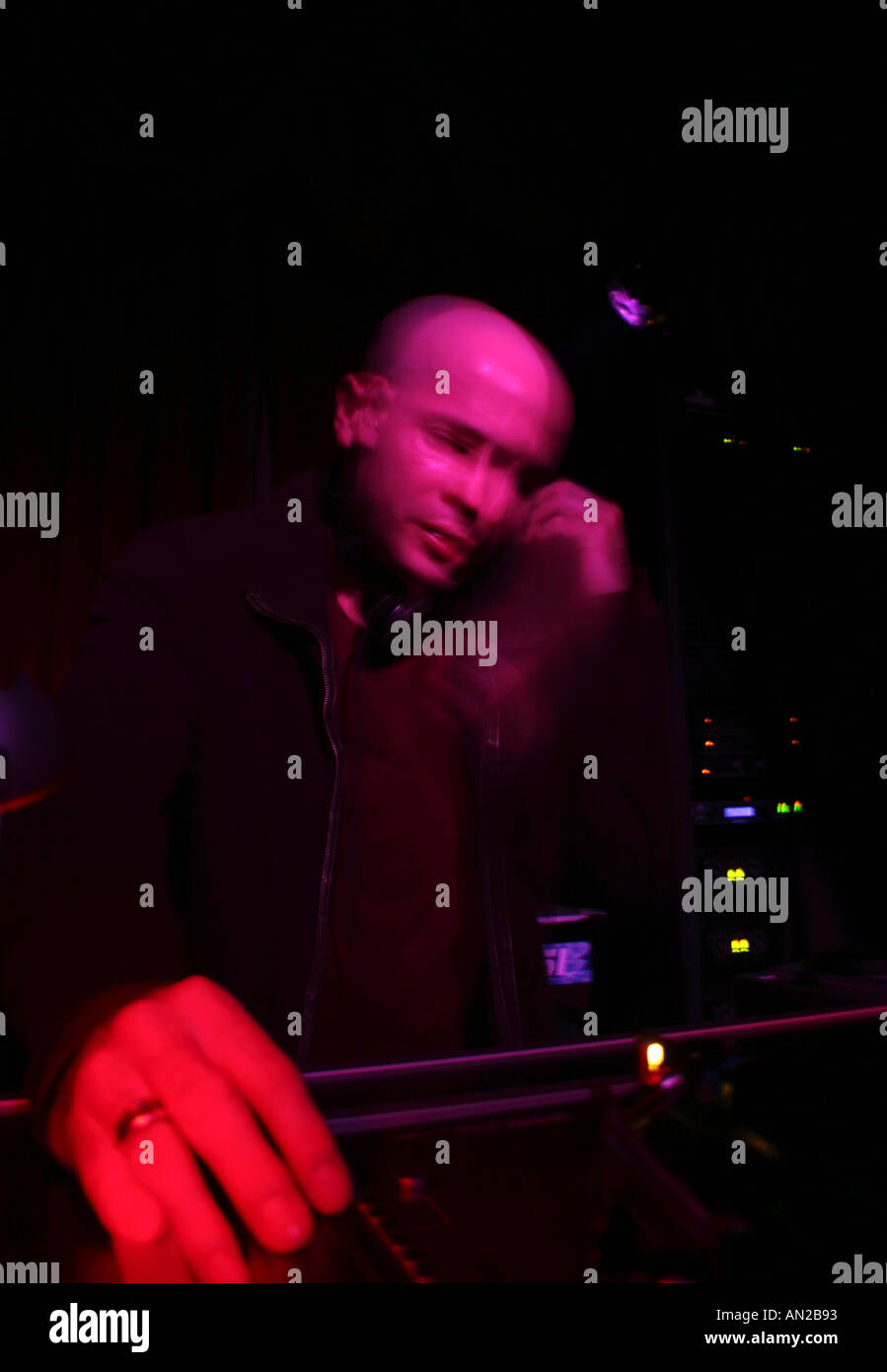 DJ at work Stock Photo - Alamy