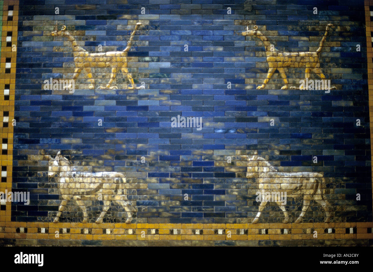 Berlin, Pergamon Museum, Ishtar Gate Stock Photo - Alamy