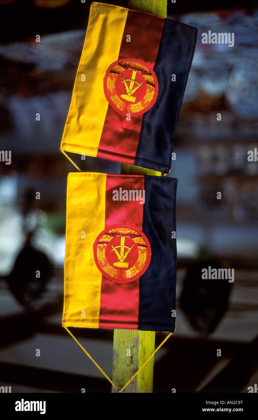 Berlin, East German Toy Flags Stock Photo - Alamy
