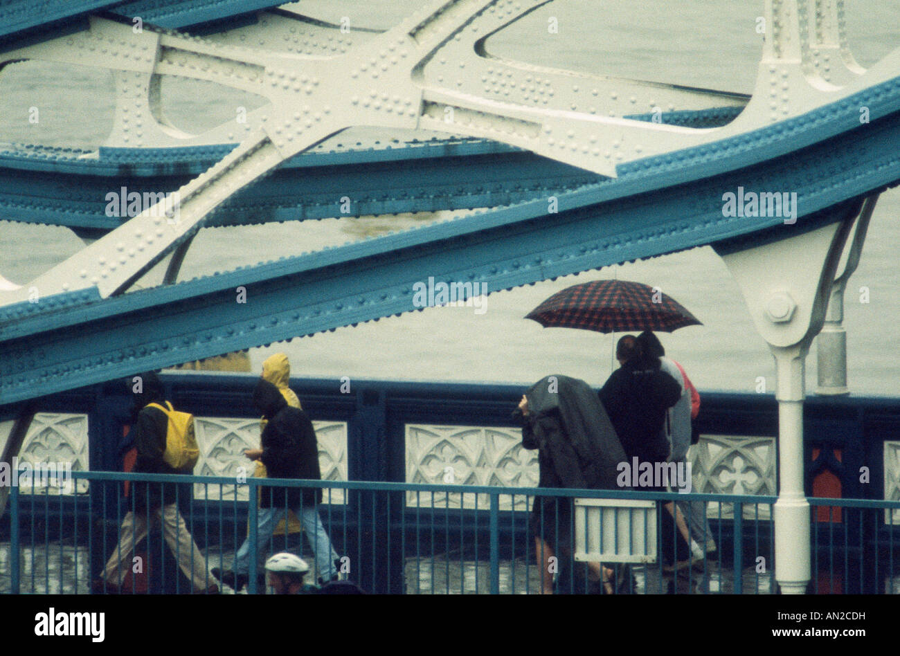 London Bridges In The Rain High Resolution Stock Photography and Images ...