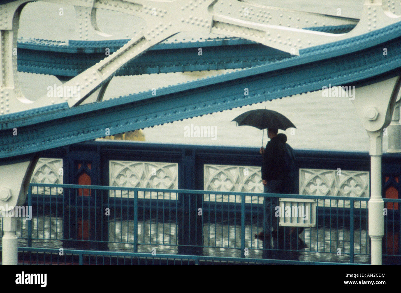 London Bridges In The Rain High Resolution Stock Photography and Images ...
