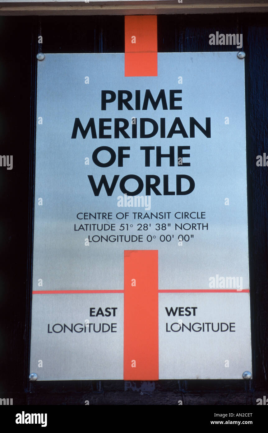 Prime Meridian of The World Stock Photo - Alamy