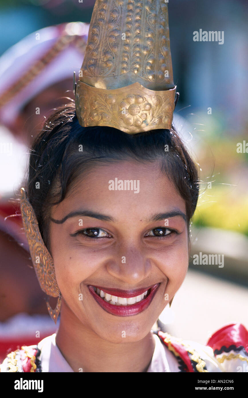 Female Kandy Dancers Dressed in Pooja Costume, Kandy, Sri Lanka Stock ...