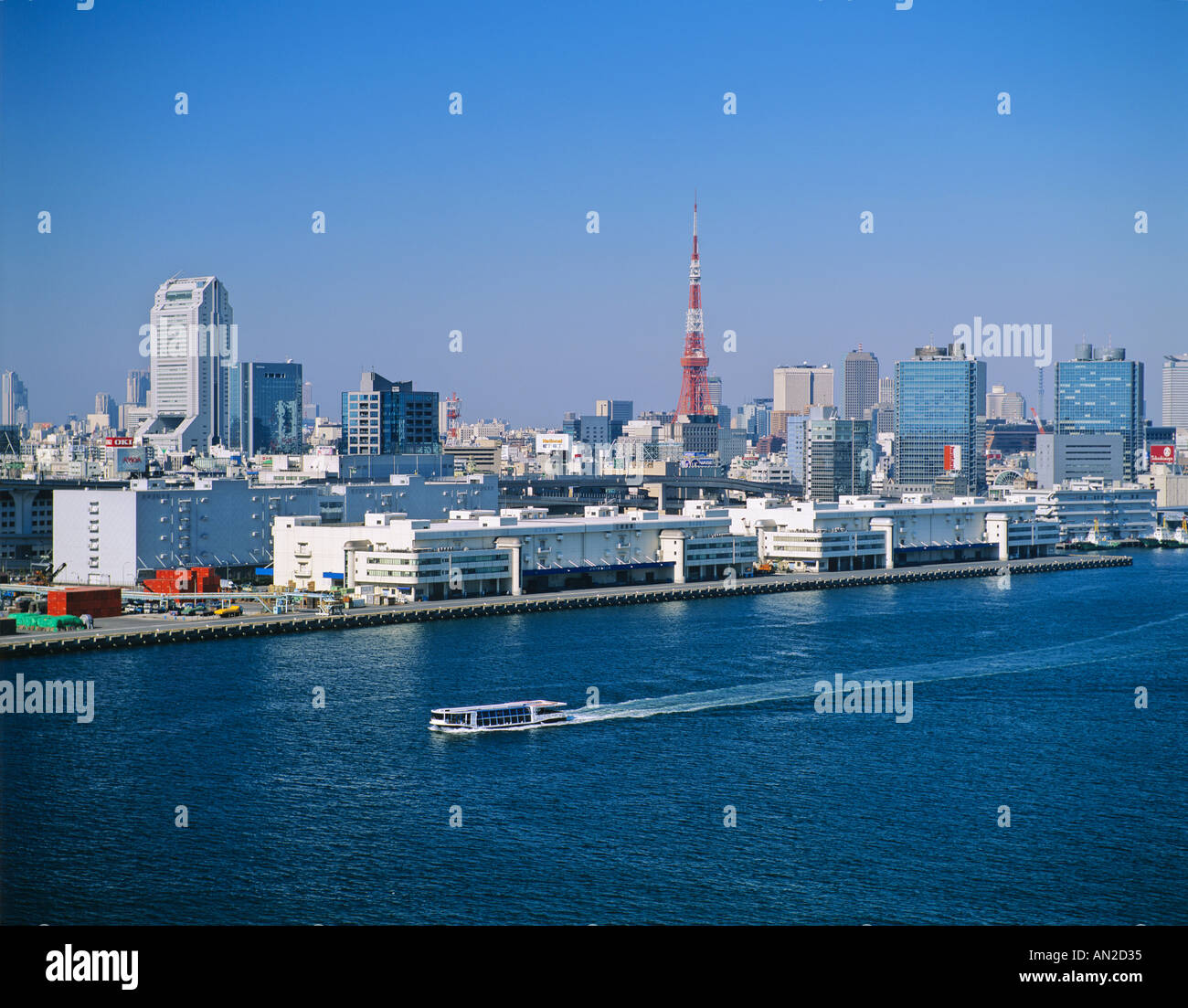 Water front of Tokyo bay area Japan Stock Photo - Alamy