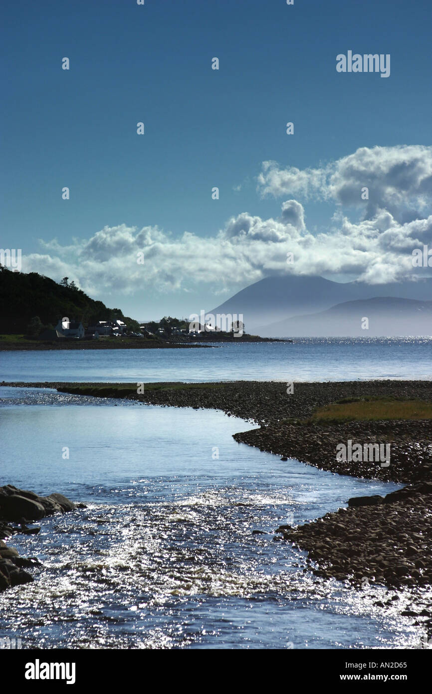 Applecross Scottish Highlands landscape Stock Photo - Alamy