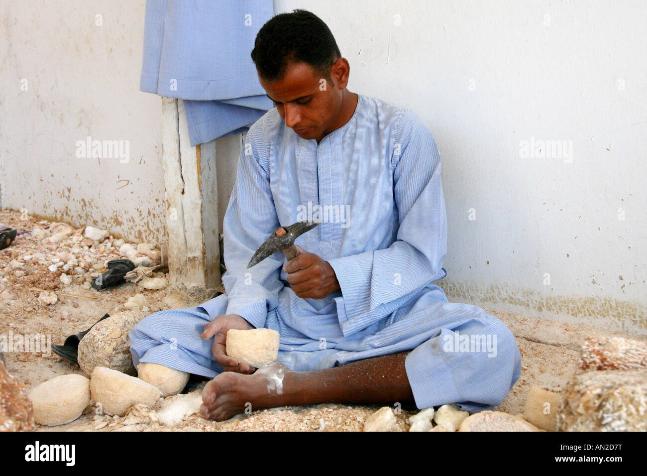 West Bank, Alabaster Factory Stock Photo - Alamy