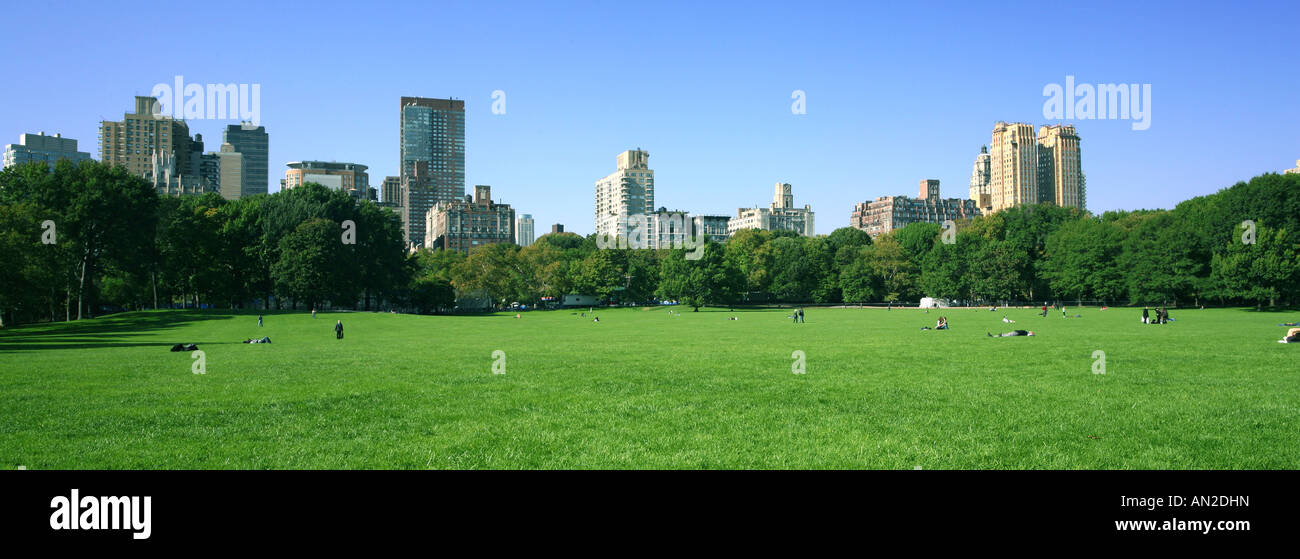 Manhattan From Central Park Stock Photo - Alamy