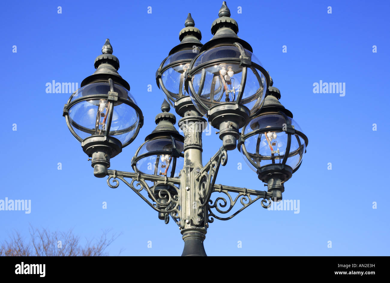 Park lights in Kashiwanoha Park, Kashiwa City, Chiba Prefecture, Japan ...