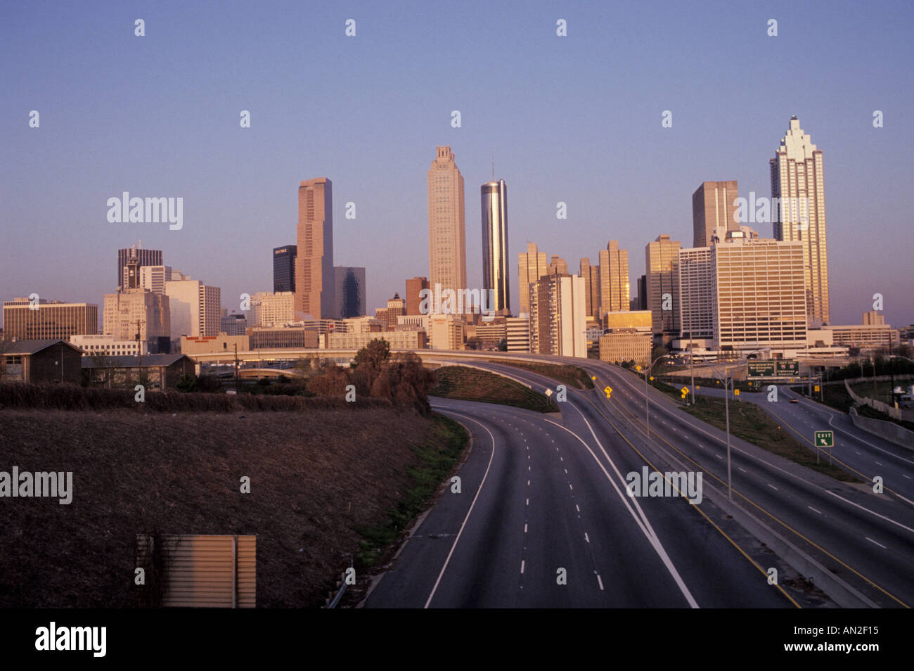 Sunset skyline atlanta georgia hi-res stock photography and images - Alamy