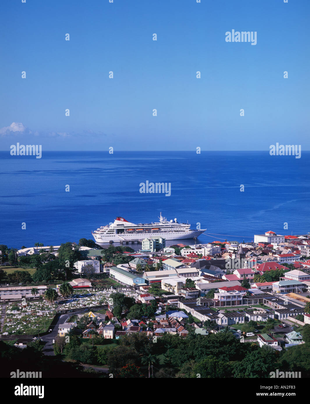 Roseau Dominica Caribbean Stock Photo - Alamy