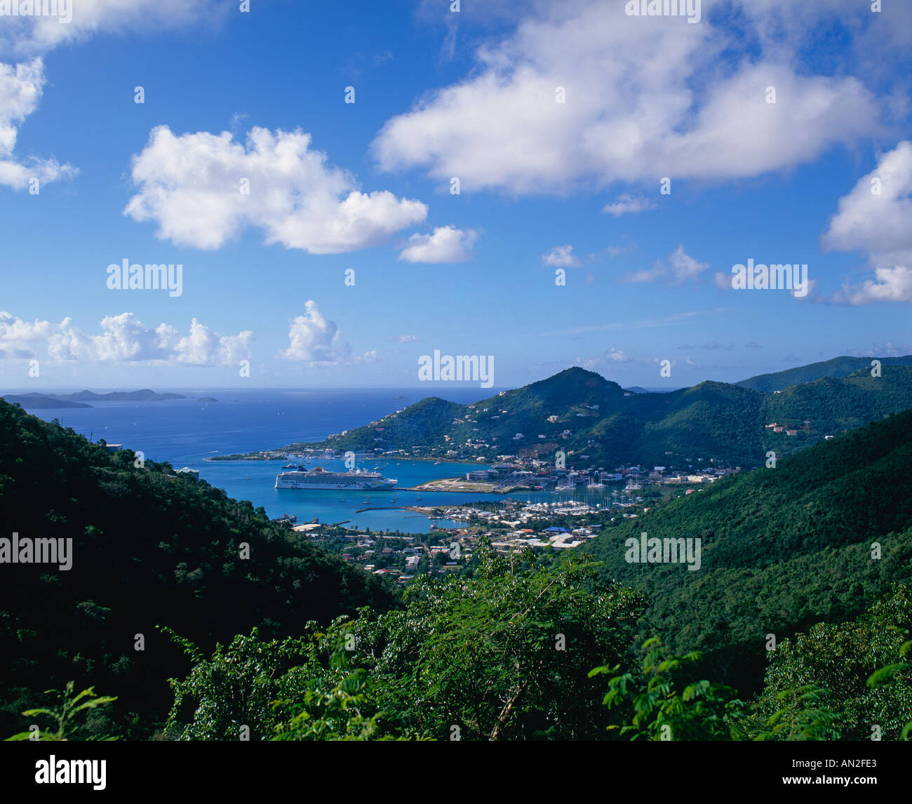 Road Town Tortola British Virgin Islands Caribbean Stock Photo - Alamy