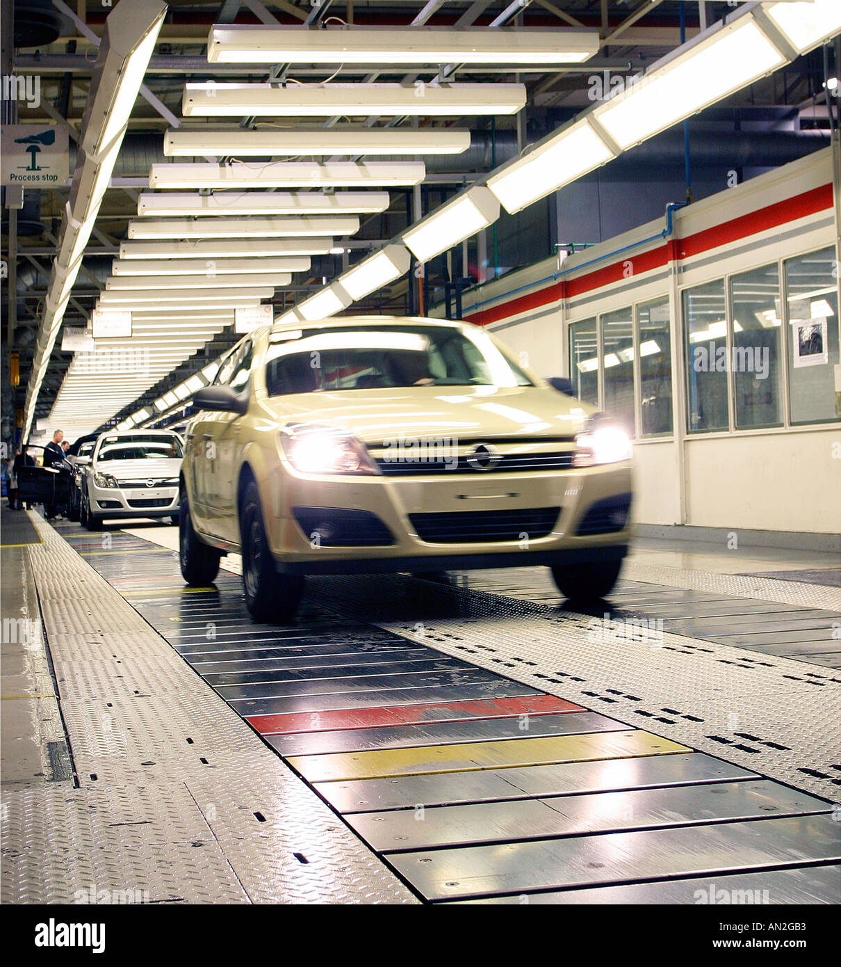 production line in car plant Stock Photo - Alamy