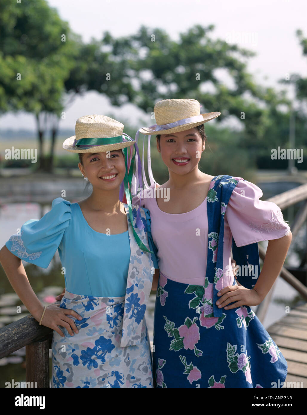 Woman Dressed in Traditional Costume, Manilla, Philippines Stock Photo ...