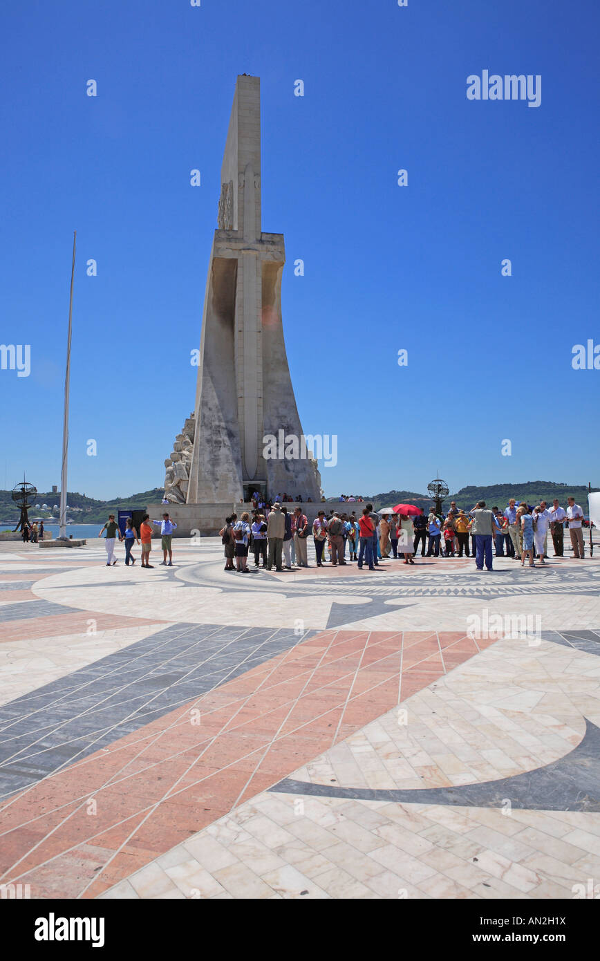 Portugal, Lisbon, Belem, Monument To The Discoveries Stock Photo - Alamy
