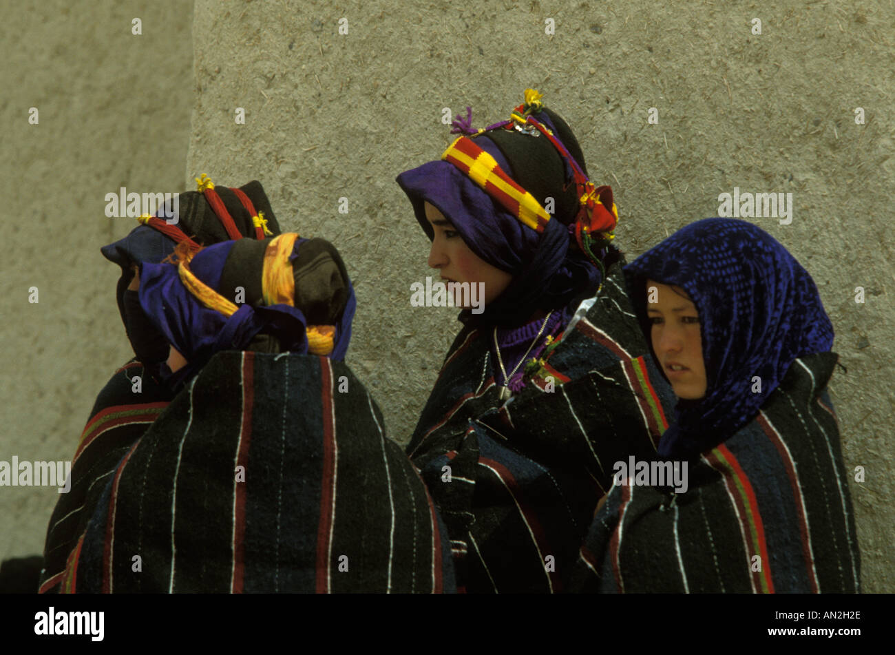 Berber women of the Ait Haddidou tribe at the Imilchil Brides Fair the ...