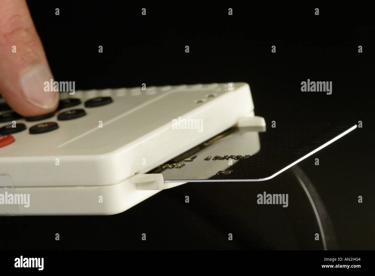 Bank card reader internet banking hi-res stock photography and images ...