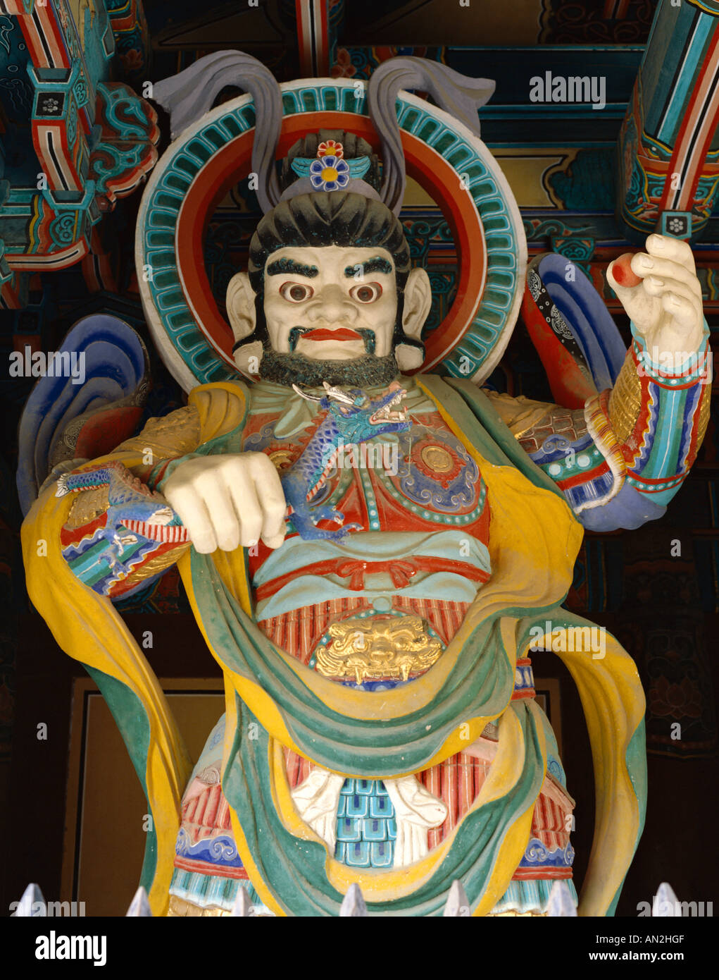 Bulguksa Temple / Carving of Taoist God, Kyongju, South Korea Stock ...