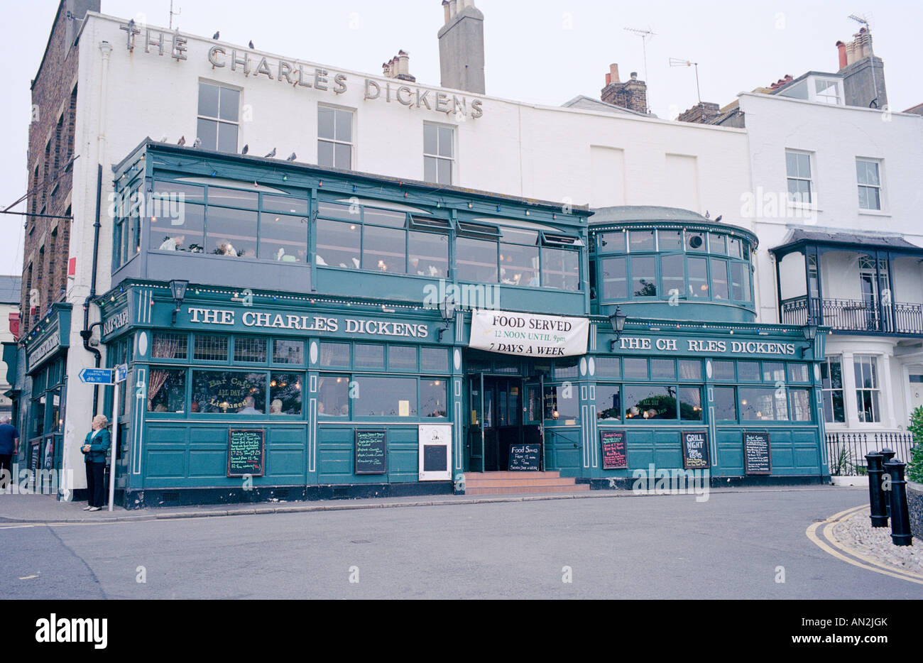 Charles Dickens pub in Broadstairs in Thanet in Kent in England in ...