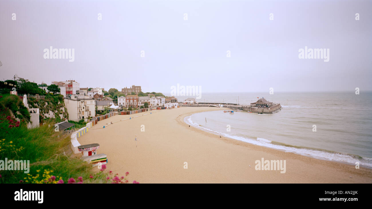 Broadstairs Viking Bay beach in Thanet in Kent in England in Great ...