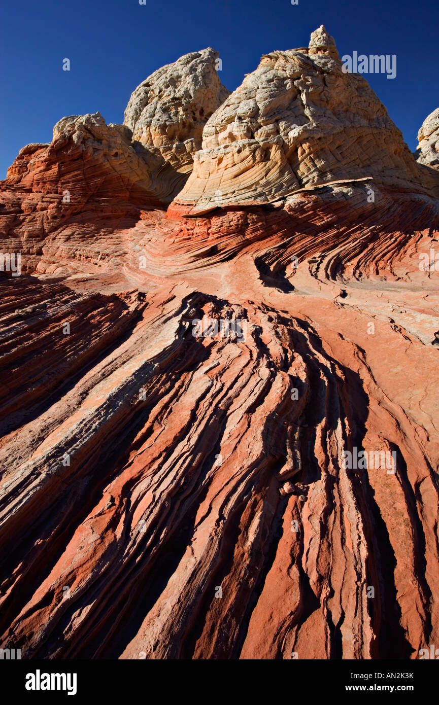 Amazing sandstone structures at White pocket Stock Photo - Alamy