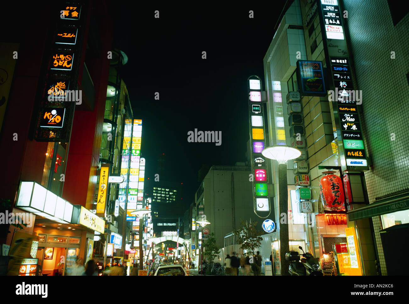 Street in Akasaka Tokyo Japan Stock Photo - Alamy