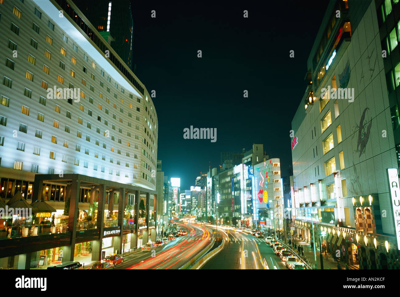 Street in Akasaka Mitsuke Tokyo Japan Stock Photo - Alamy