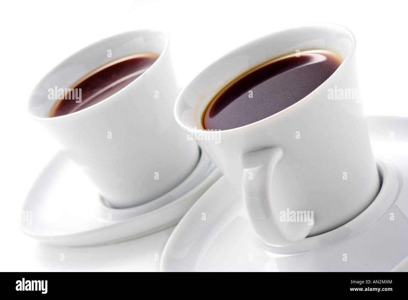 Two coffee cups Stock Photo - Alamy