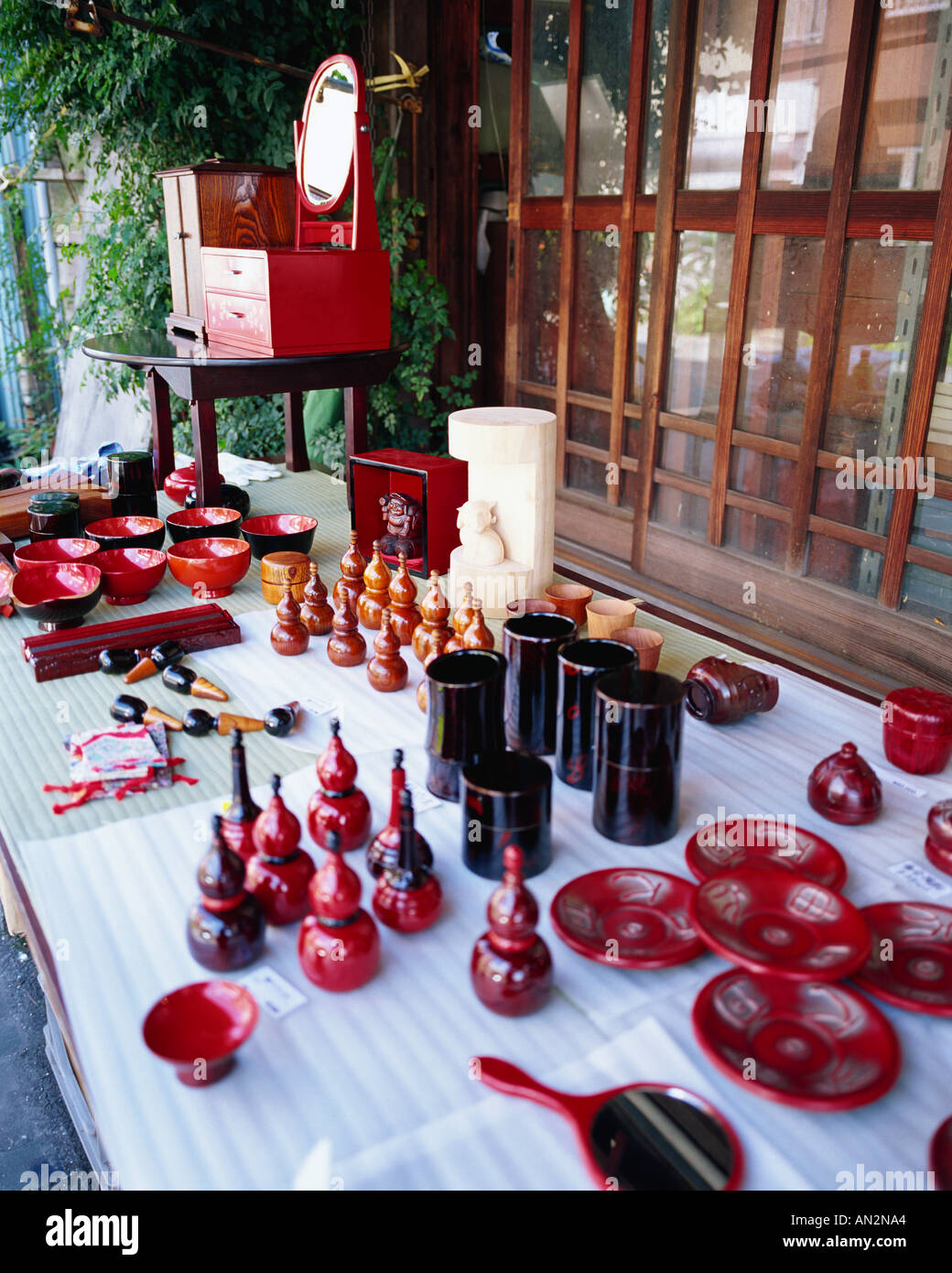 Lacquer coated products Stock Photo - Alamy