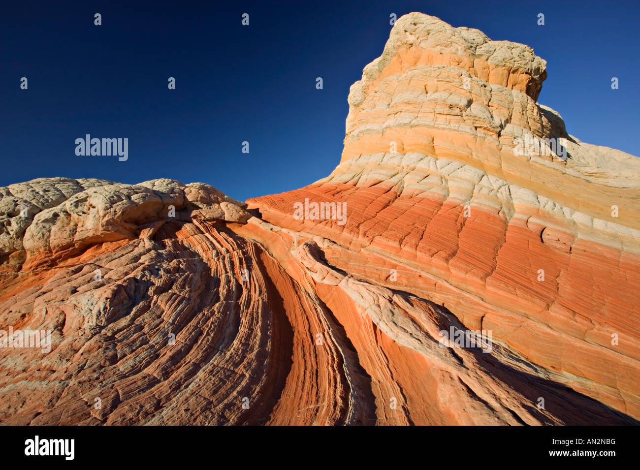 Amazing sandstone structures at White pocket Stock Photo - Alamy