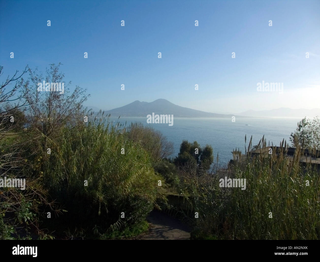 wild and anature Gulf of naples volcano vesuvius view campania felix ...