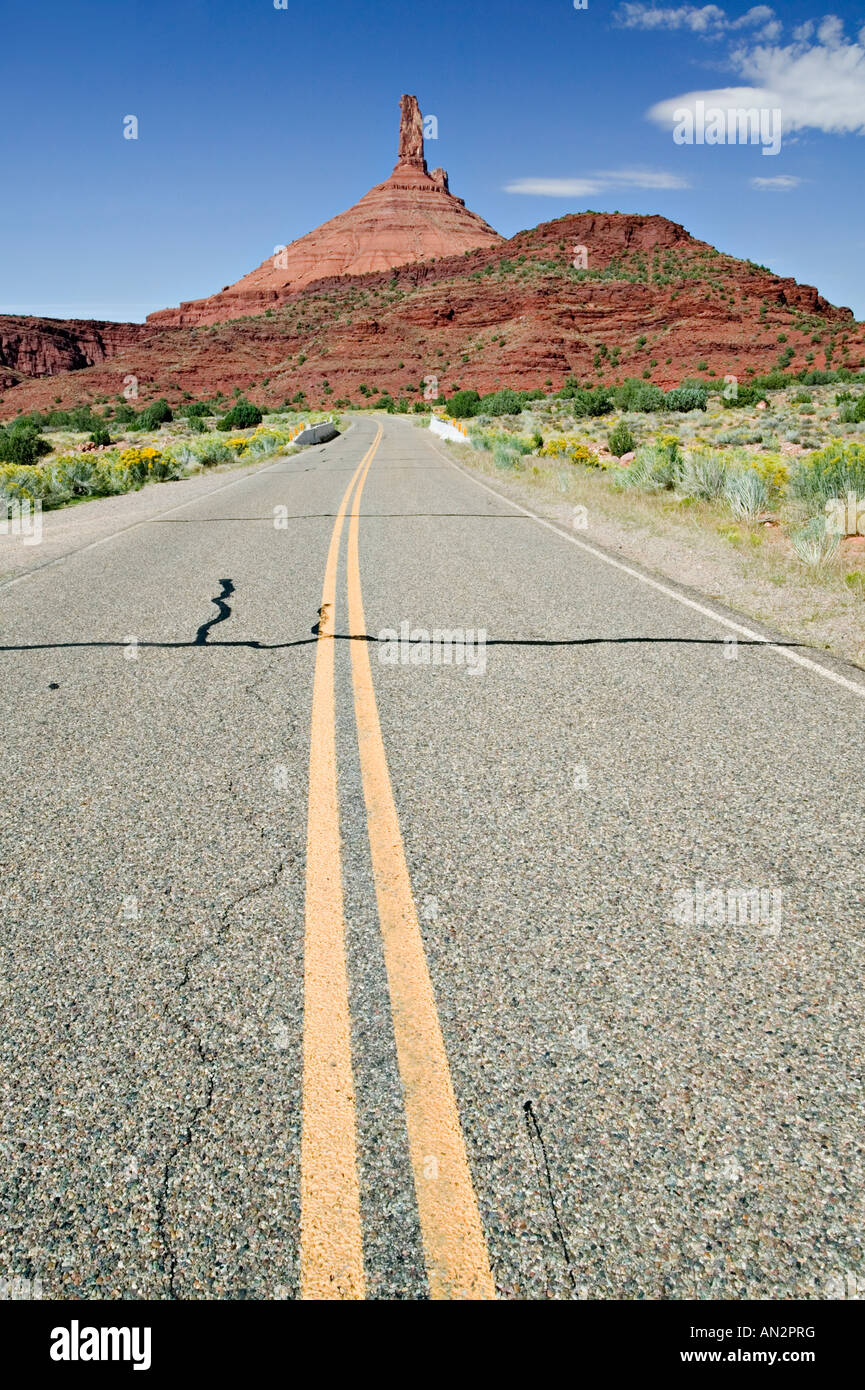 Castle Rock and Priest & Nuns Mesa, Castle Valley, Utah Stock Photo - Alamy