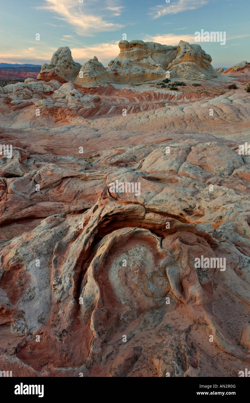 Amazing sandstone structures at White pocket Stock Photo - Alamy