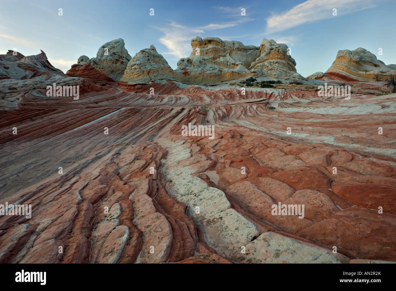 Amazing sandstone structures at White pocket Stock Photo - Alamy