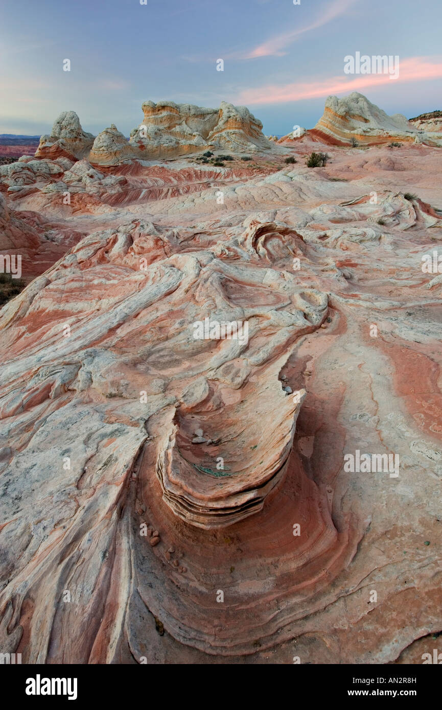 Amazing sandstone structures at White pocket Stock Photo - Alamy