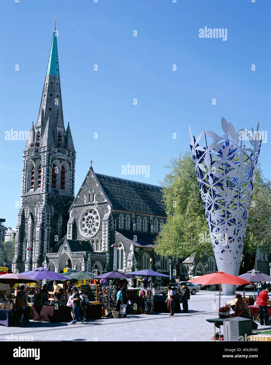 Cathedral square christchurch new zealand hi-res stock photography and ...