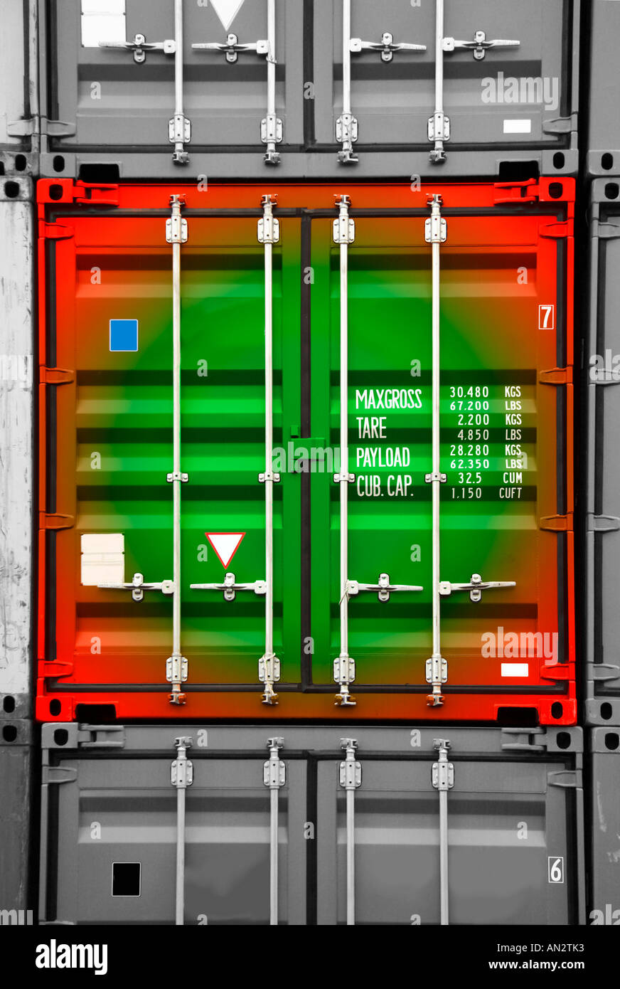 stack of container - all company names, copyrights and trademarks are ...