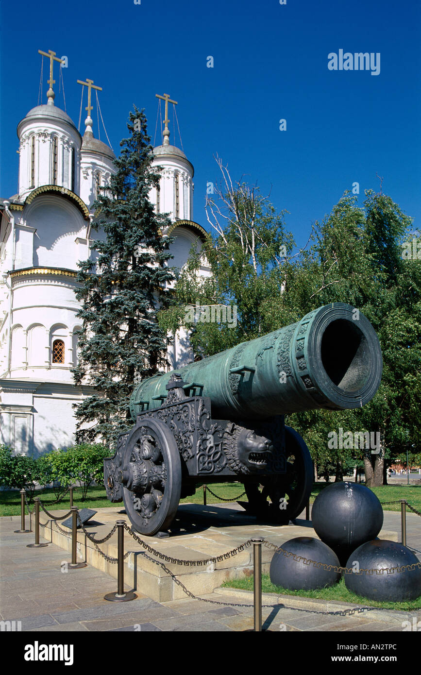 Kremlin / The Tsar Canon, Moscow, Russia Stock Photo - Alamy