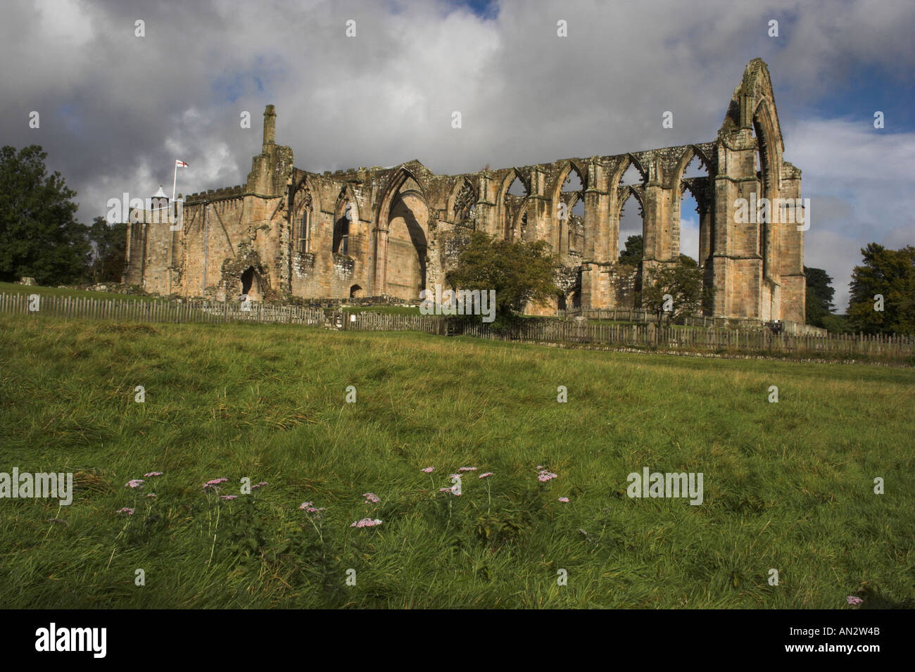 Bolton abbey stepping stones summer hi-res stock photography and images ...