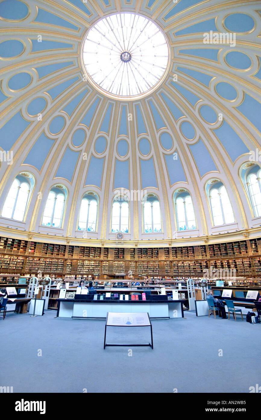 British Library Interior Reading Room High Resolution Stock Photography ...