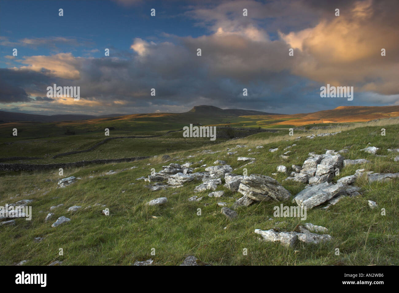 Exposed limestone on yorkshire dales hi-res stock photography and ...